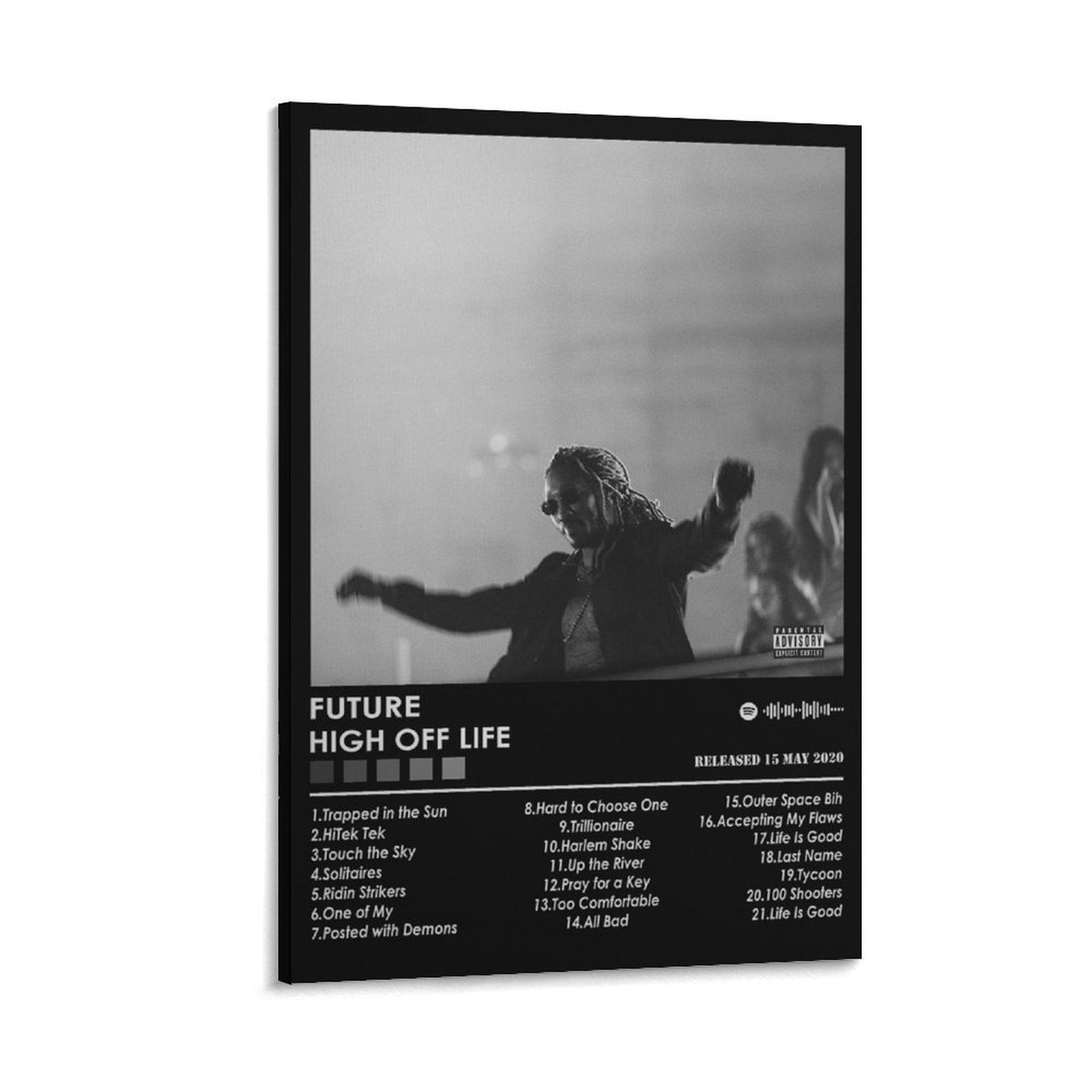 Rapper Poster Future Rap Hip Hop High Off Life Music Album Cover ...