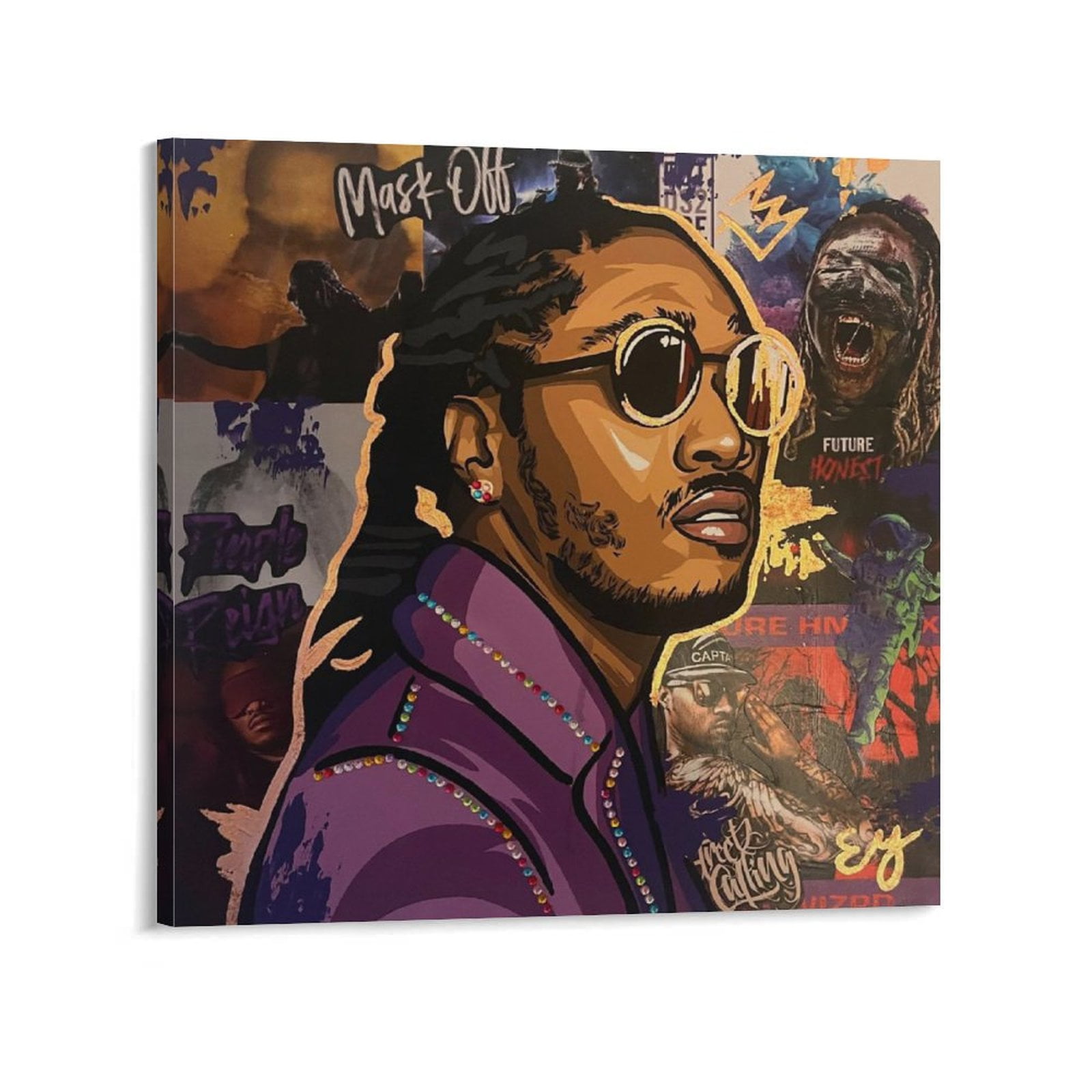 Rapper Poster Future Rap Hip Hop Music Singer Art Posters (11) Artworks ...