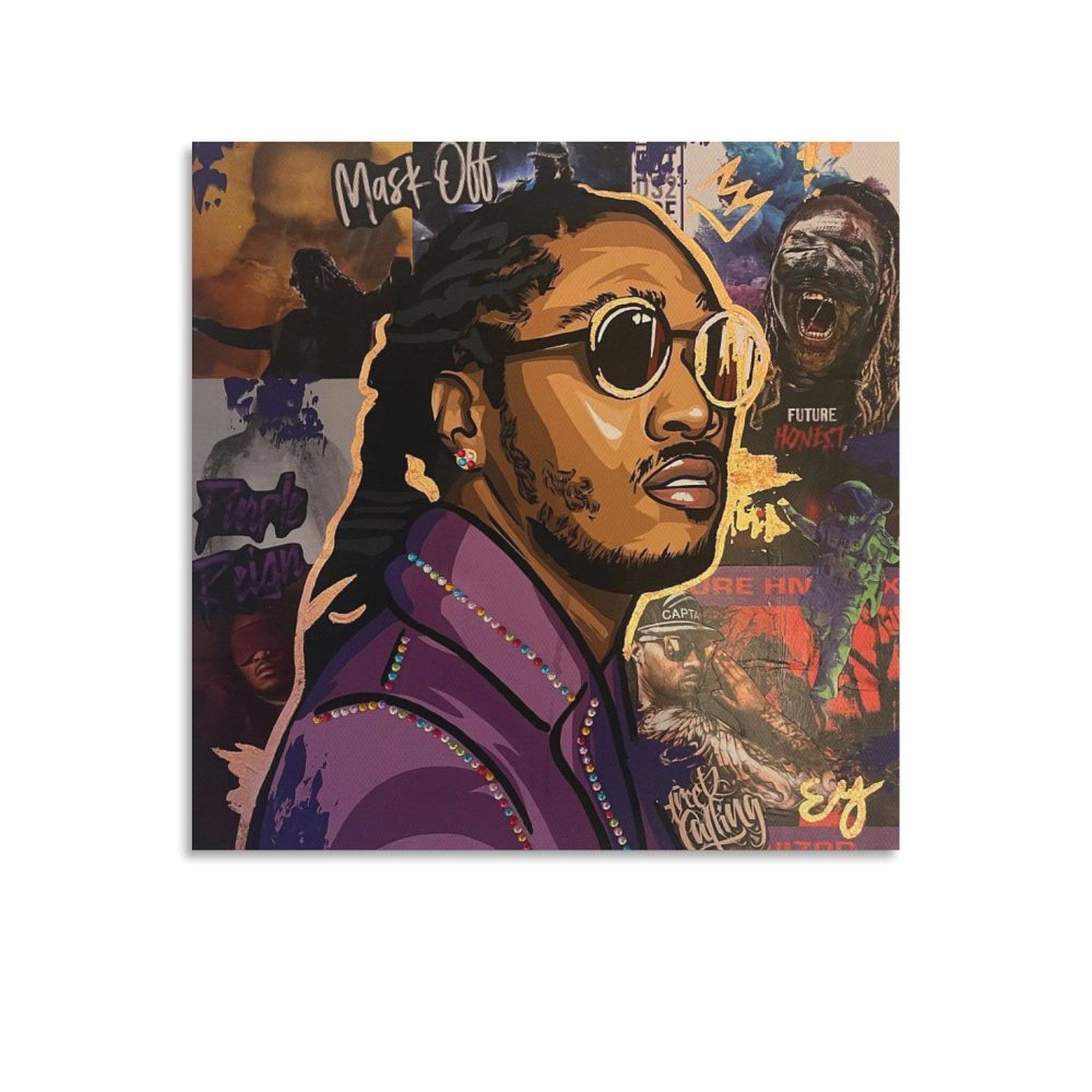 Rapper Poster Future Rap Hip Hop Music Singer Art Posters (11) Posters ...