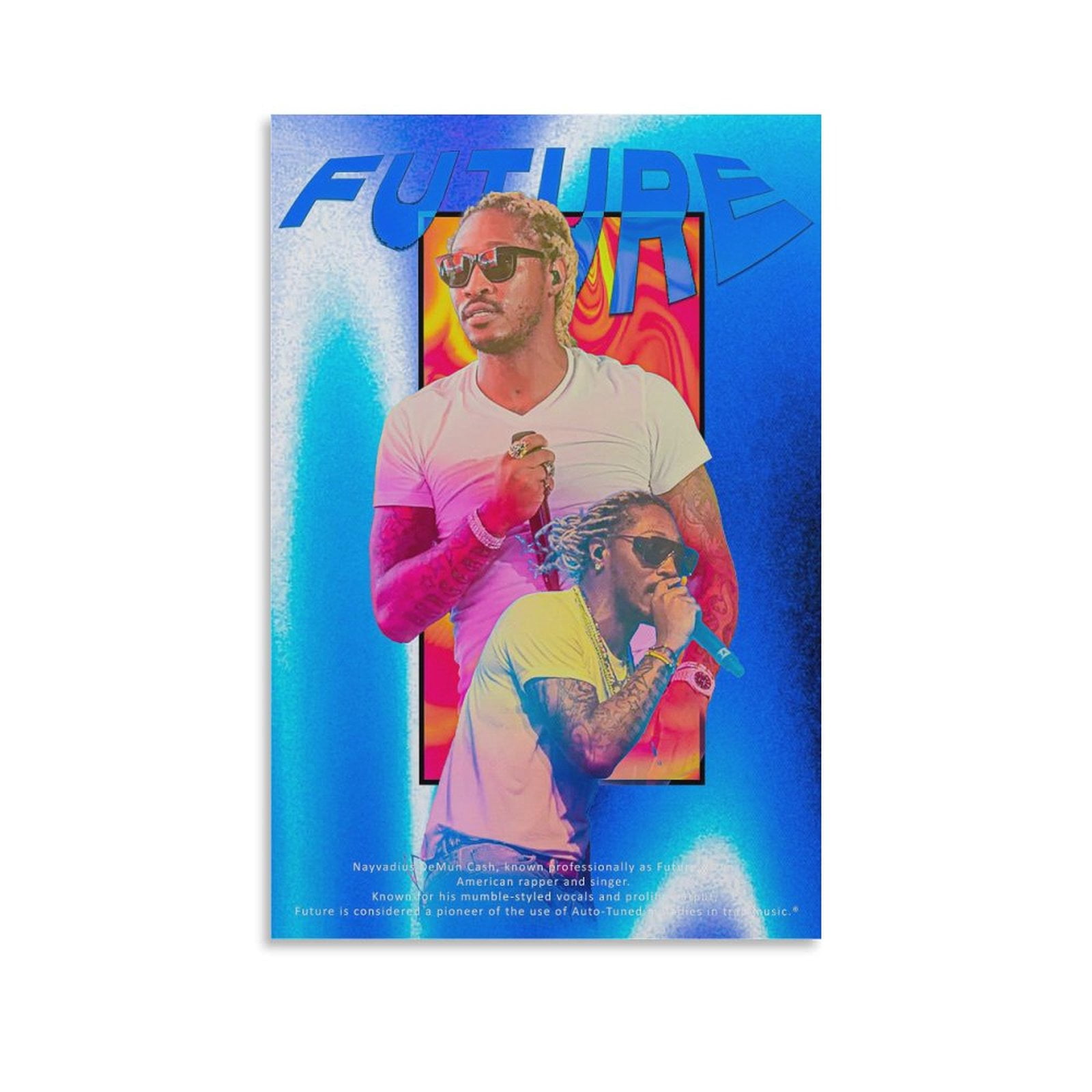 Rapper Poster Future Rap Hip Hop Music Singer Art Posters (9) Canvas ...