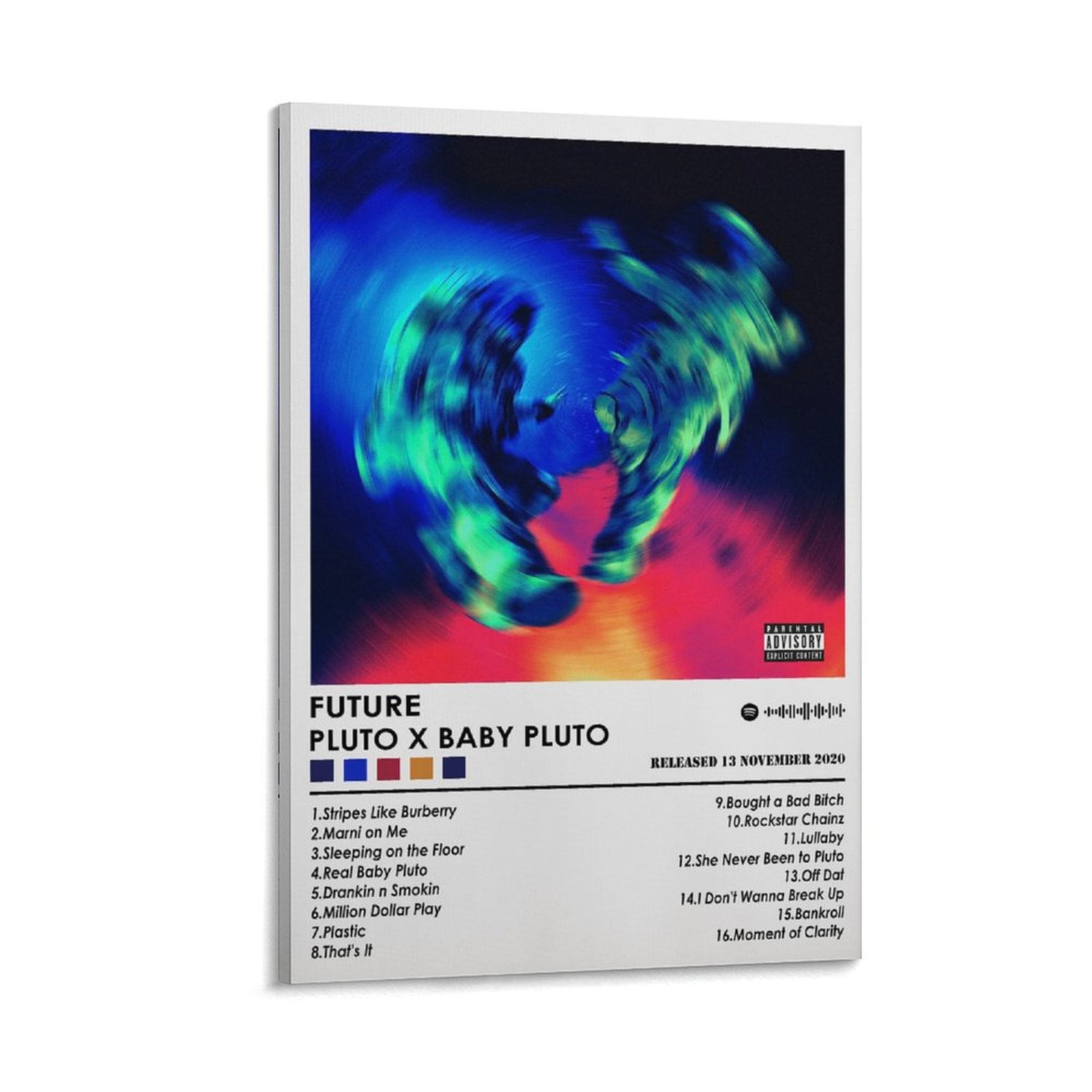 Rapper Poster Future Rap Hip Hop PLUTO X BABY PLUTO Music Album Cover Posters (2) Artworks ...