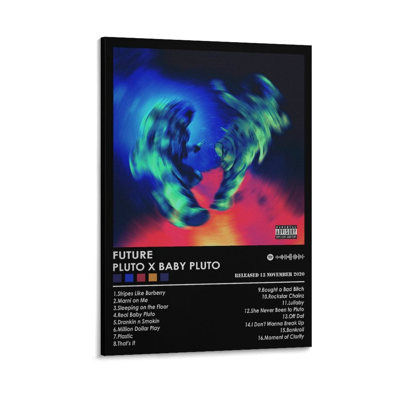Rapper Poster Future Rap Hip Hop PLUTO X BABY PLUTO Music Album Cover Posters (3) Artworks ...