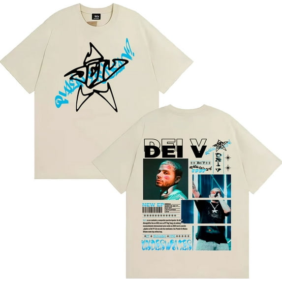 Rapper Quien Es Dei V? Underwater 2025 Tour T-shirt Men's Clothing ...
