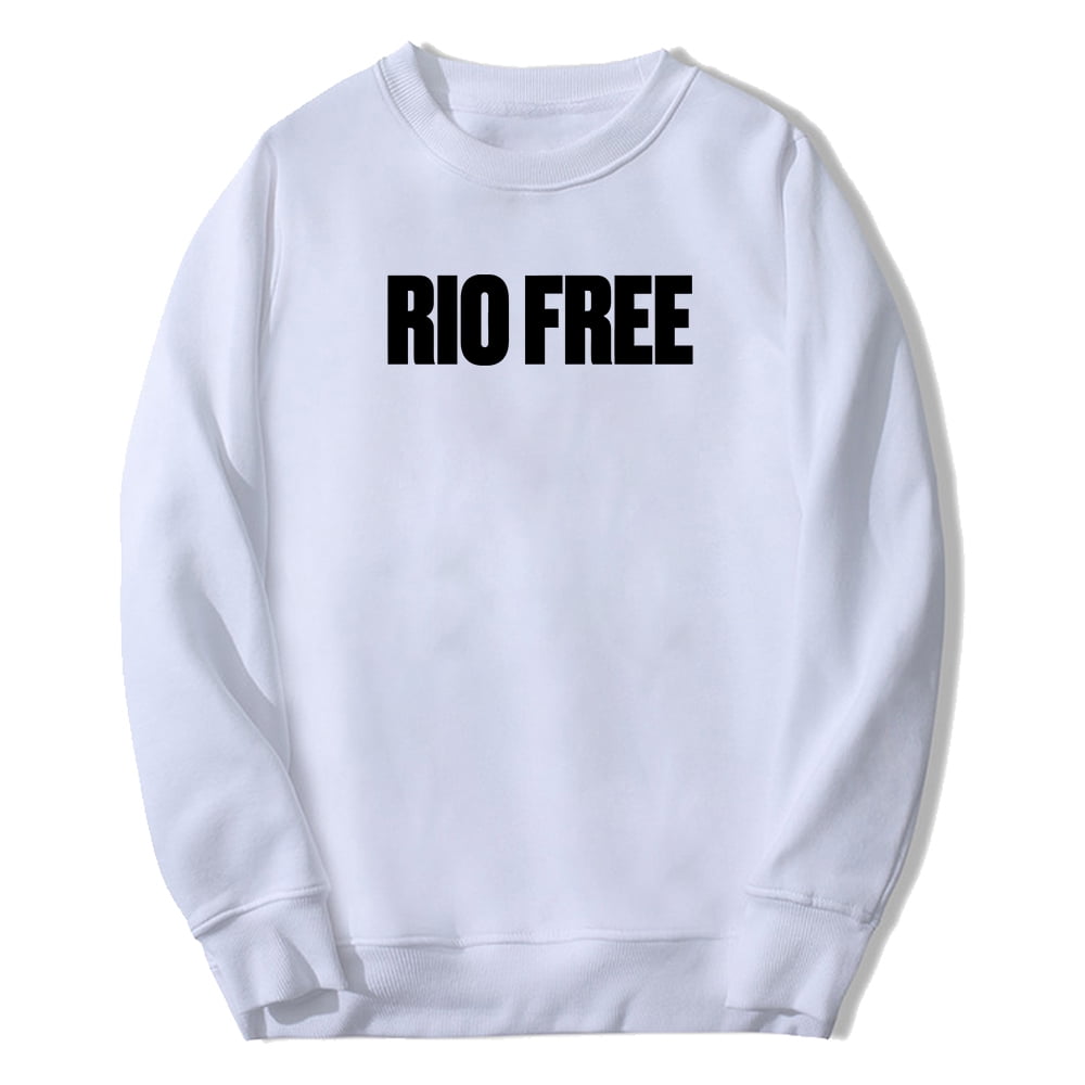 Rapper Rio Da Yung Og Merch Rio Free Logo Crewneck Long Sleeve ...