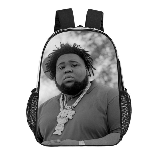 Rapper Rod Wave Clear Backpack Large Capacity Laptop Daypack Bookbag ...