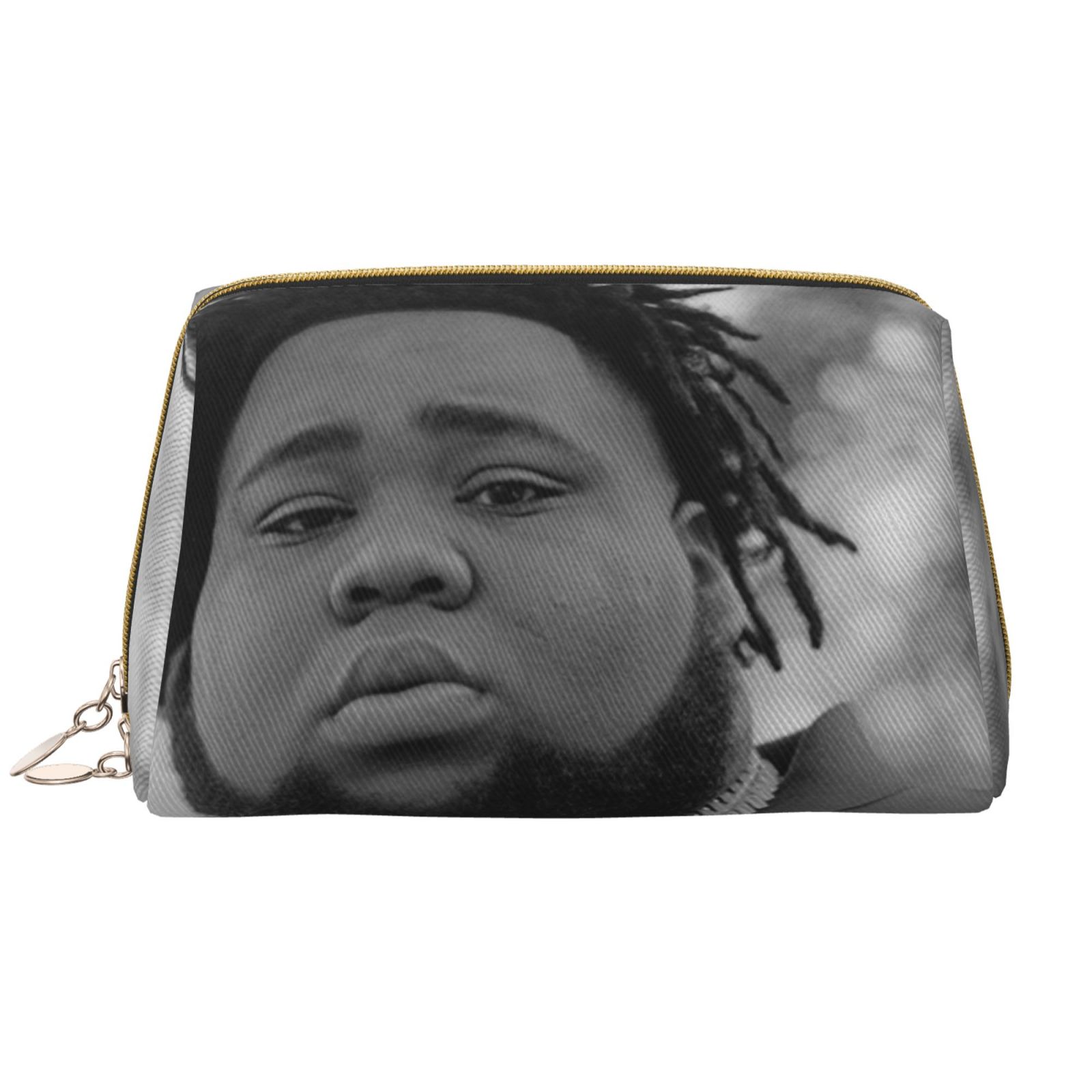 Rapper Rod Wave Cosmetic Bag Makeup Organizer Leather Portable Pouch ...