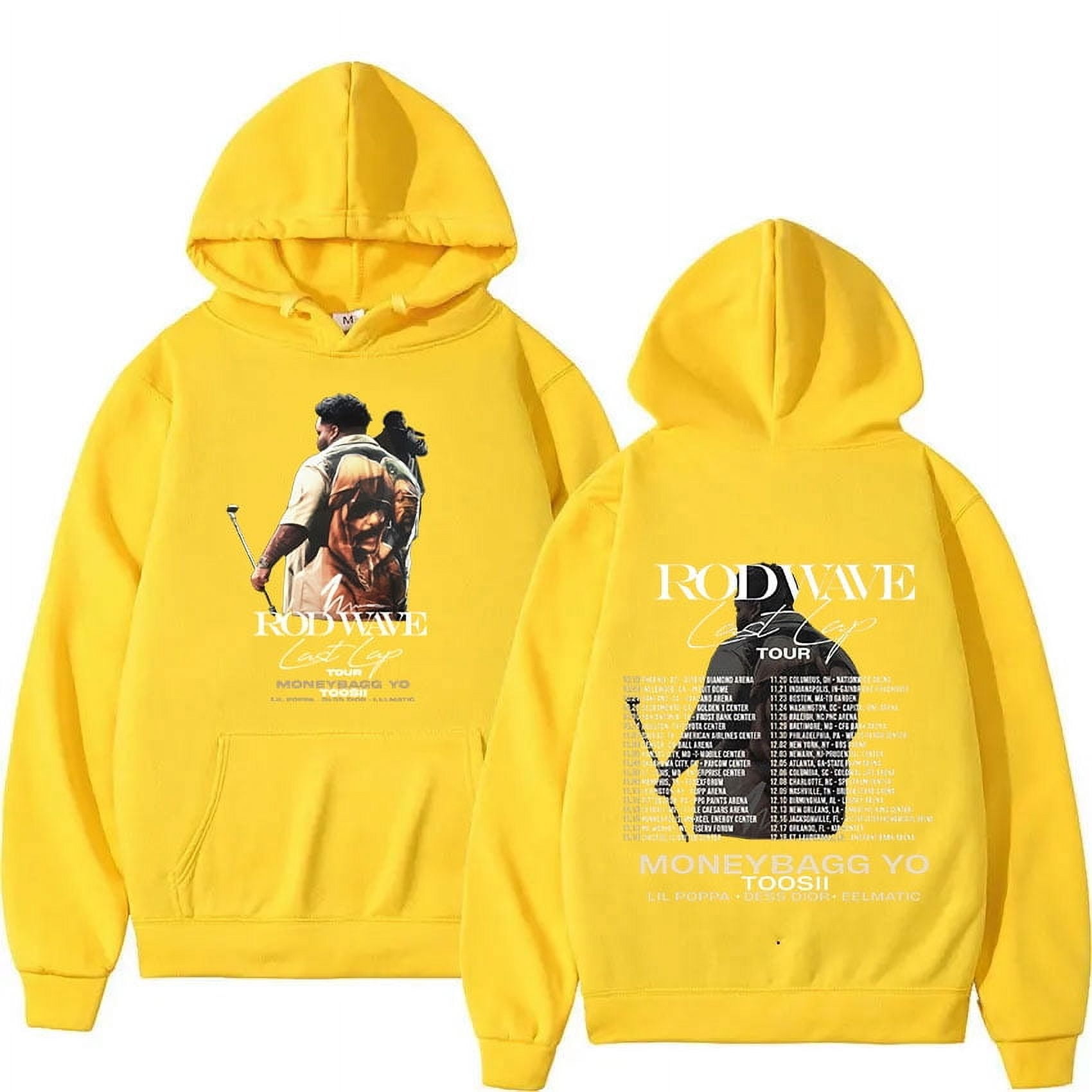 Rapper Rod Wave Last Lap Tour 2024 Album Hoodie Men's Hip Hop Retro ...