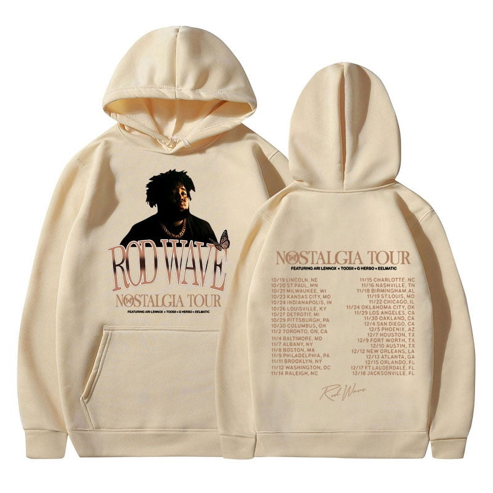 Rapper Rod Wave Nostalgia Tour Hoodies Men Women Clothes Harajuku ...