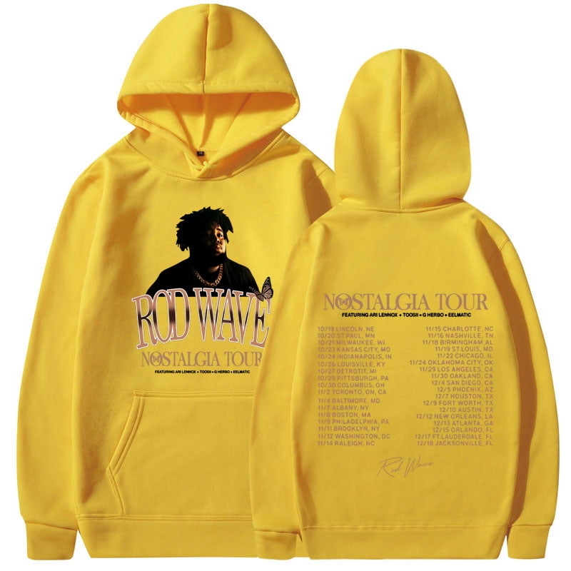 Rapper Rod Wave Nostalgia Tour Hoodies Men Women Clothes Harajuku ...