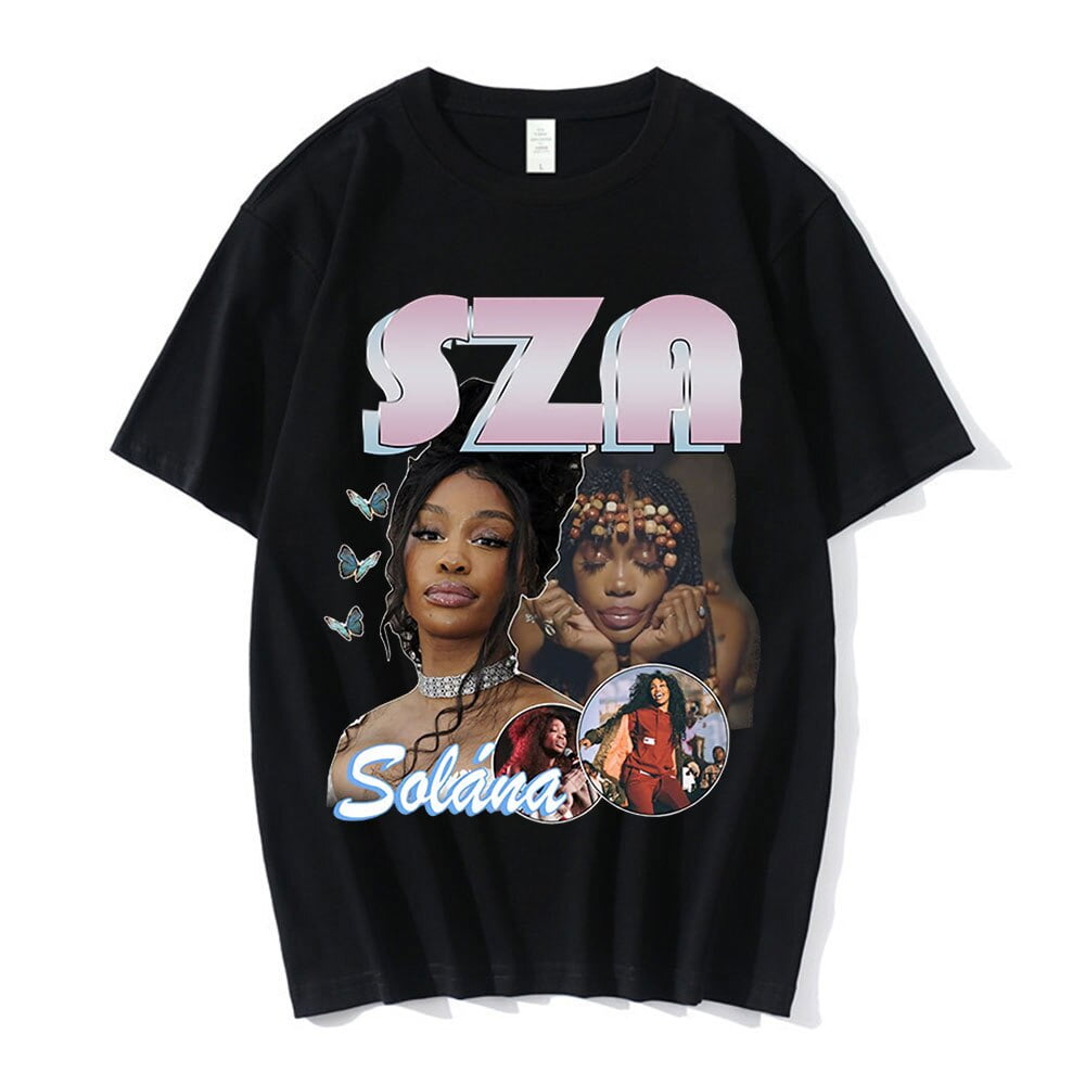 Rapper SZA Good Days Graphic T-shirt Short Sleeve Fashion 2023 New ...