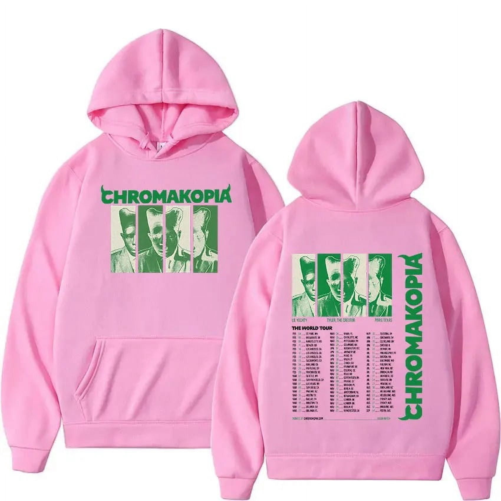 Rapper Tyler The Creator Chromakopia 2024 Tour 2 Sides Hoodie Men's Hip ...