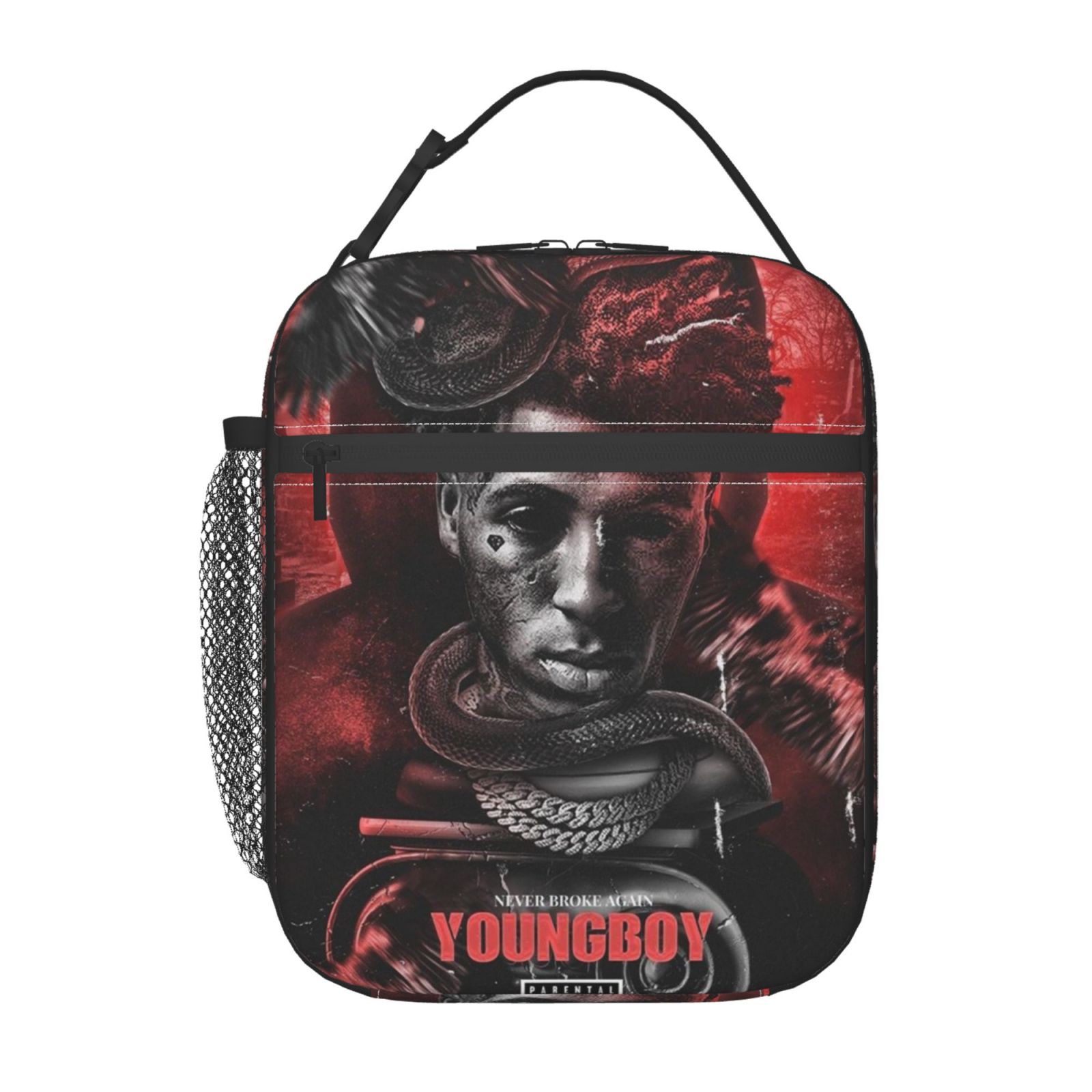 Rapper YoungBoy Never Broke Again Lunch Bag Portable Insulated Tote ...