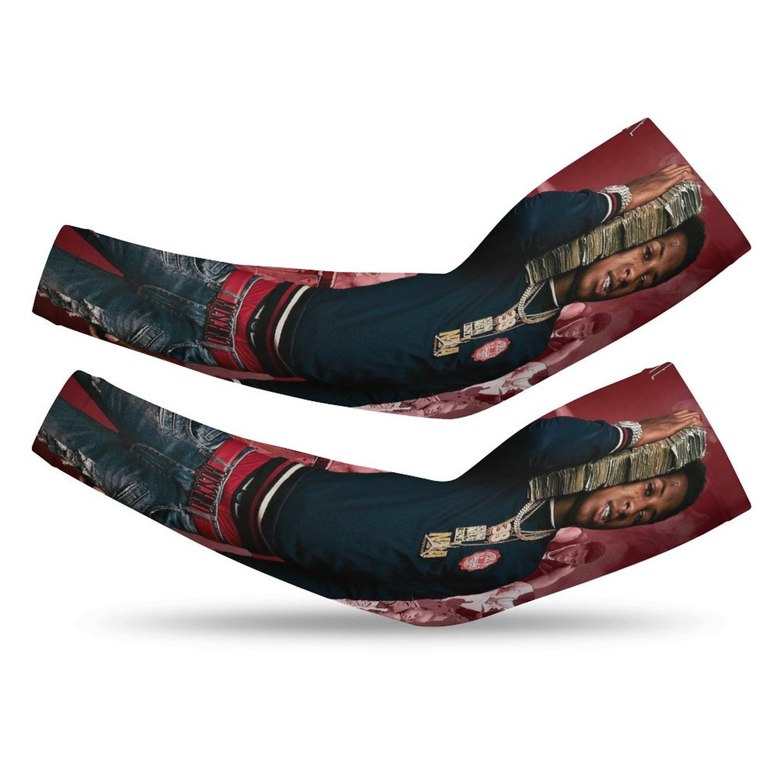 Rapper Youngboy Never Broke Again Cooling Compression Arm Sleeves XL ...