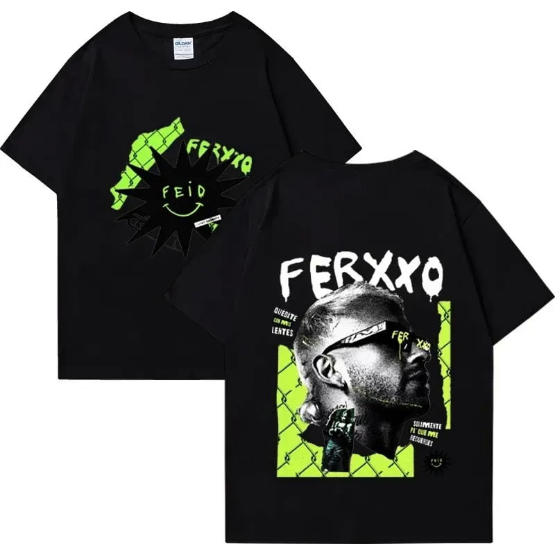 Rapper feid ferxxo Tour Print T-Shirt - Walmart.com