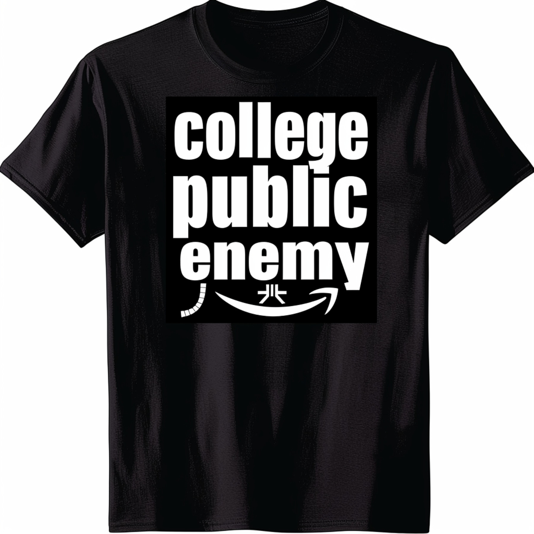RapperInspired College Crosshairs Laser Beam Logo Black TShirt ...