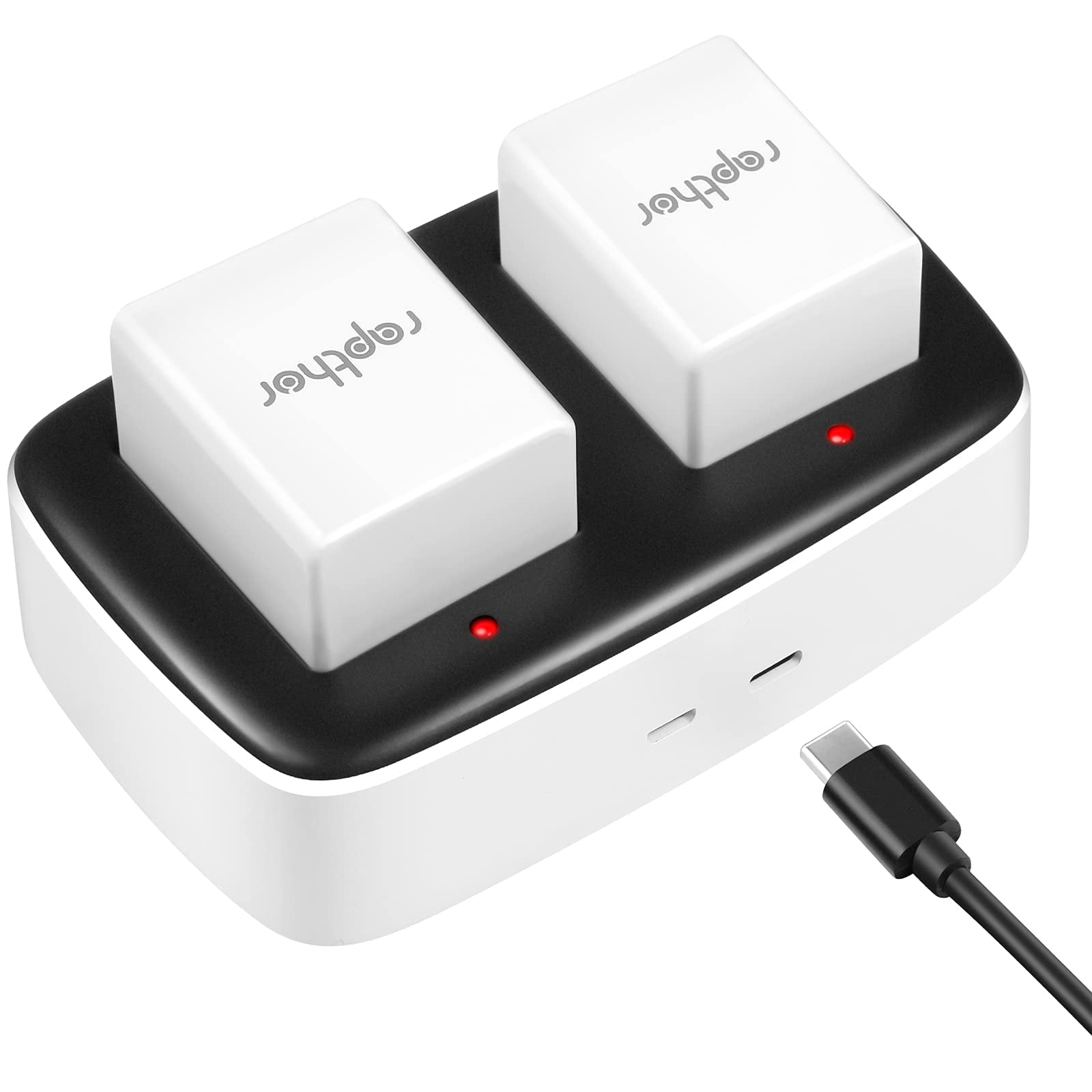 Rapthor 2560mAh Rechargeable Batteries for Arlo Pro/2 with Charger Station (2 Batteries + 1 ...