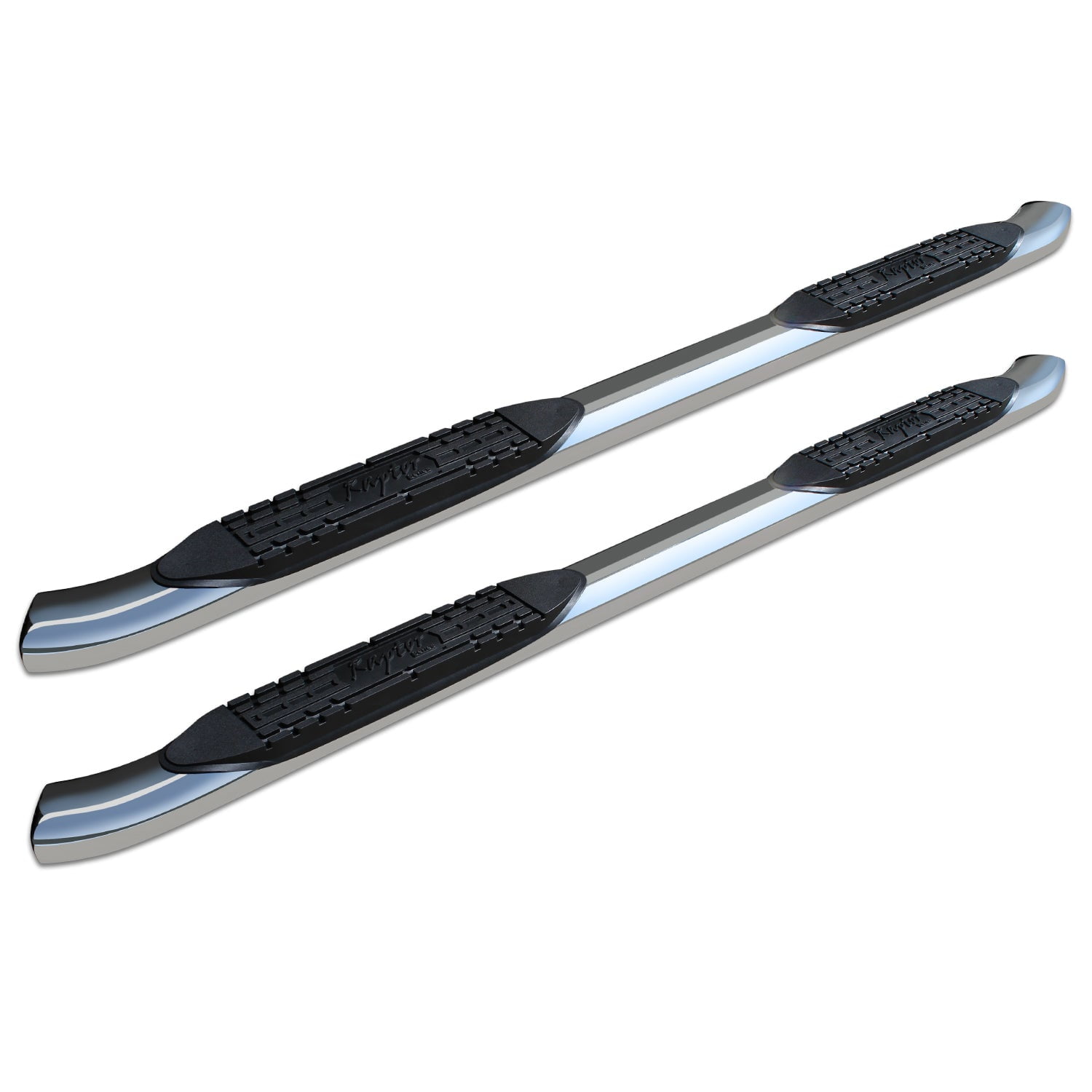 Raptor 1602-0482 5" SS OE Style Curved Ovl Step Bars 19 Dodge Ram 1500 ...