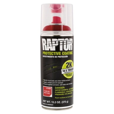 Raptor 2K Flame Red Spray-On Truck Bedliner Aerosol (13.2 oz) - Walmart.com