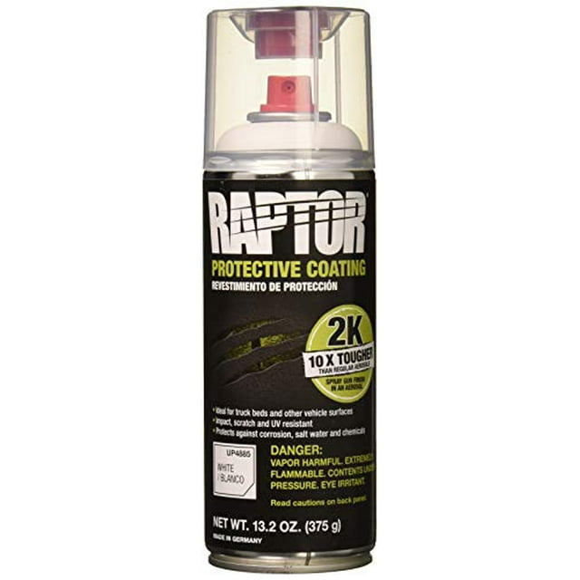 Raptor 2K White Spray-On Truck Bedliner Aerosol (13.2 oz) - Walmart.com