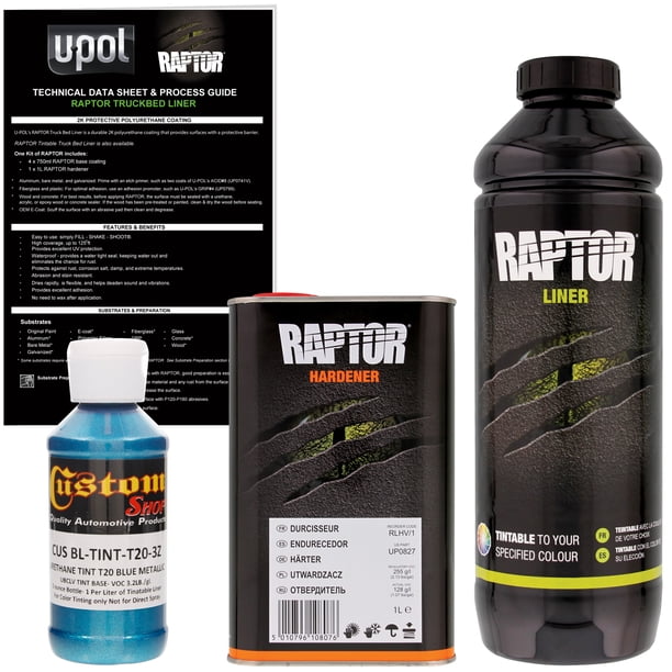 Raptor Blue Metallic Urethane Spray-On Truck Bed Liner & Texture ...