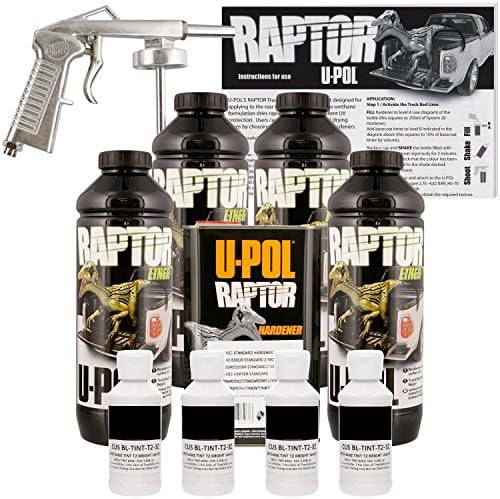 Raptor Bright White Urethane Spray-On Truck Bed Liner Kit W/Free Spray ...