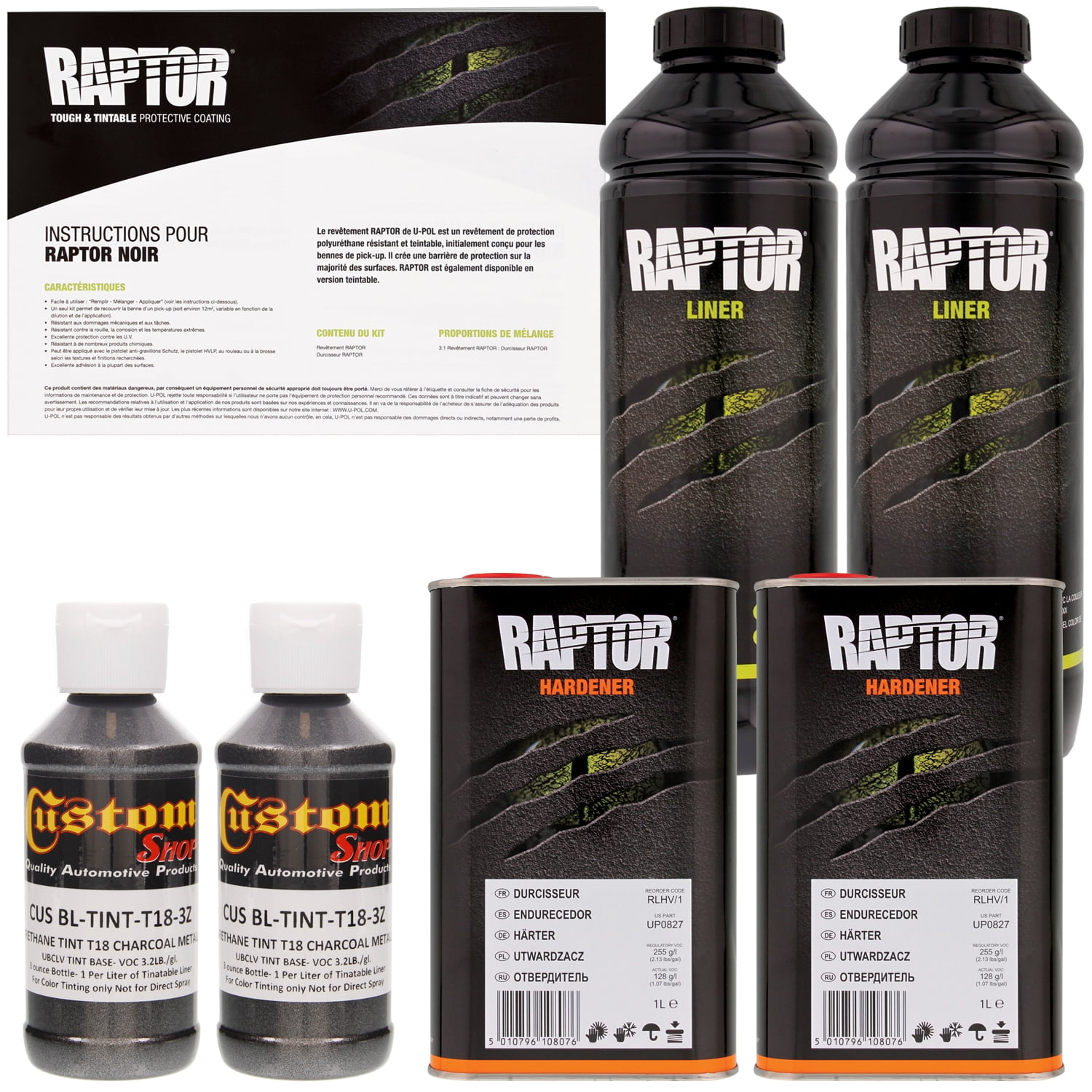 Raptor Liner Charcoal Metallic