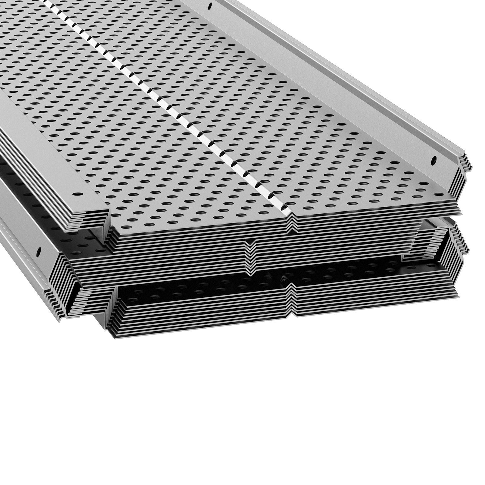 Raptor Gutter Guards, 6" Wide Aluminum Leaf Filter, DIY Gutter Cover ...