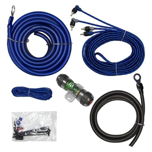Raptor R4A8 8 Gauge Complete Amplifier Kit with Installation Wiring ...
