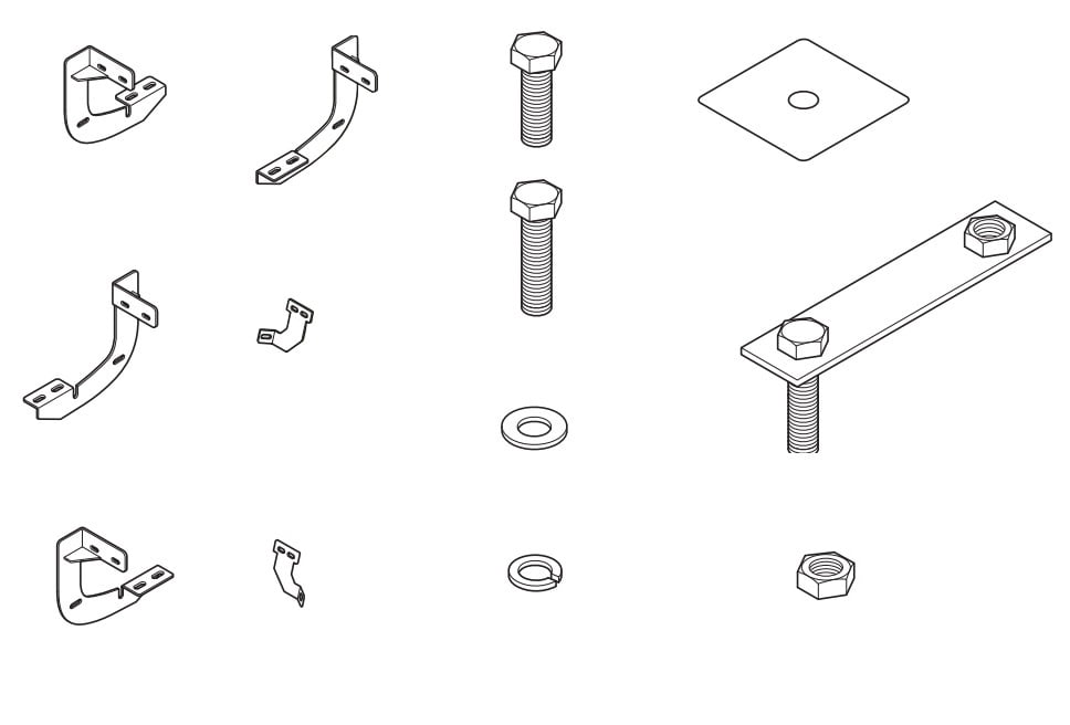 Raptor Truck Parts RB-0102-BK Slide Track Bracket Mounting Kit for 2019 ...