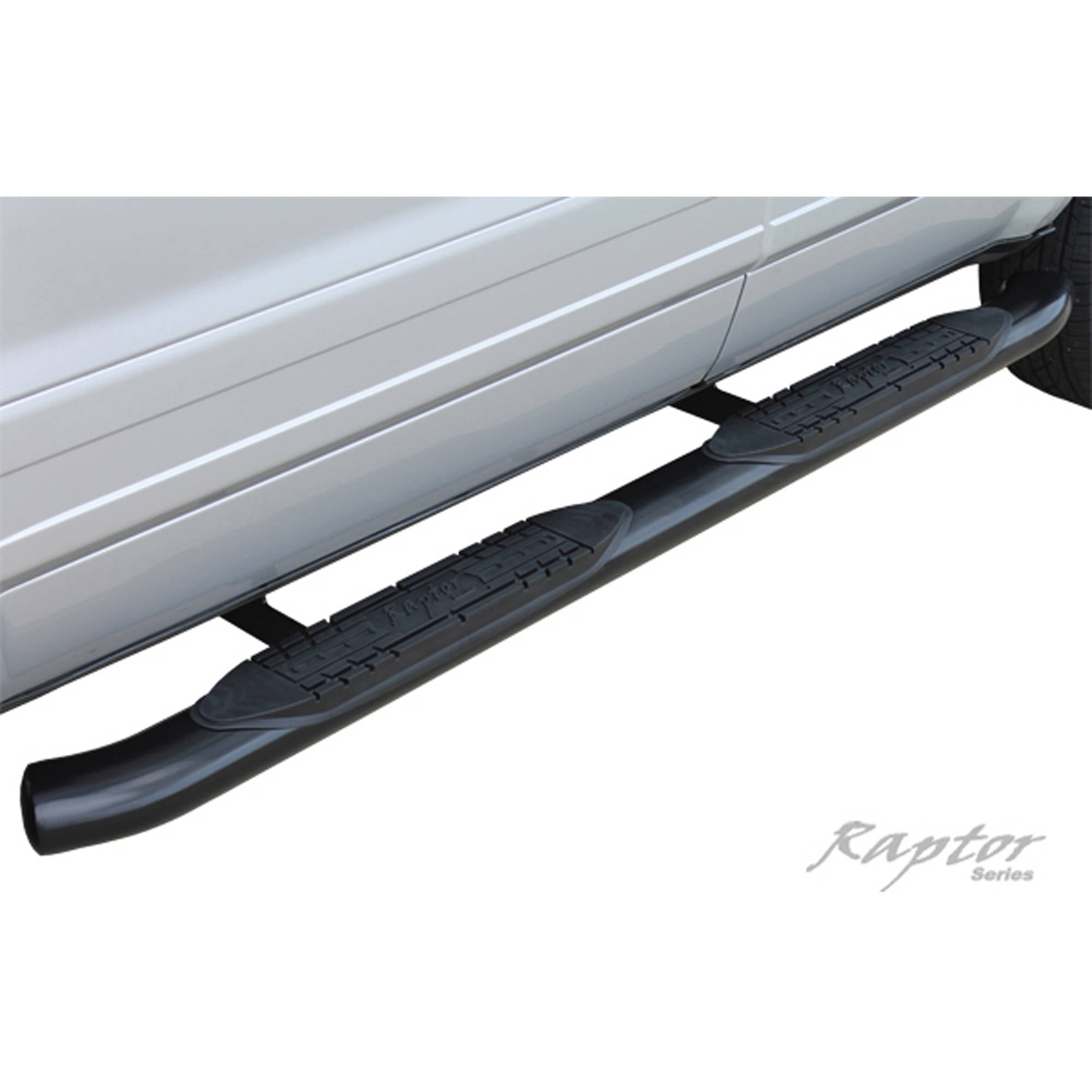 Raptor Series 4 in OE Style Curved Oval Steps Black E-Coated Alloy ...