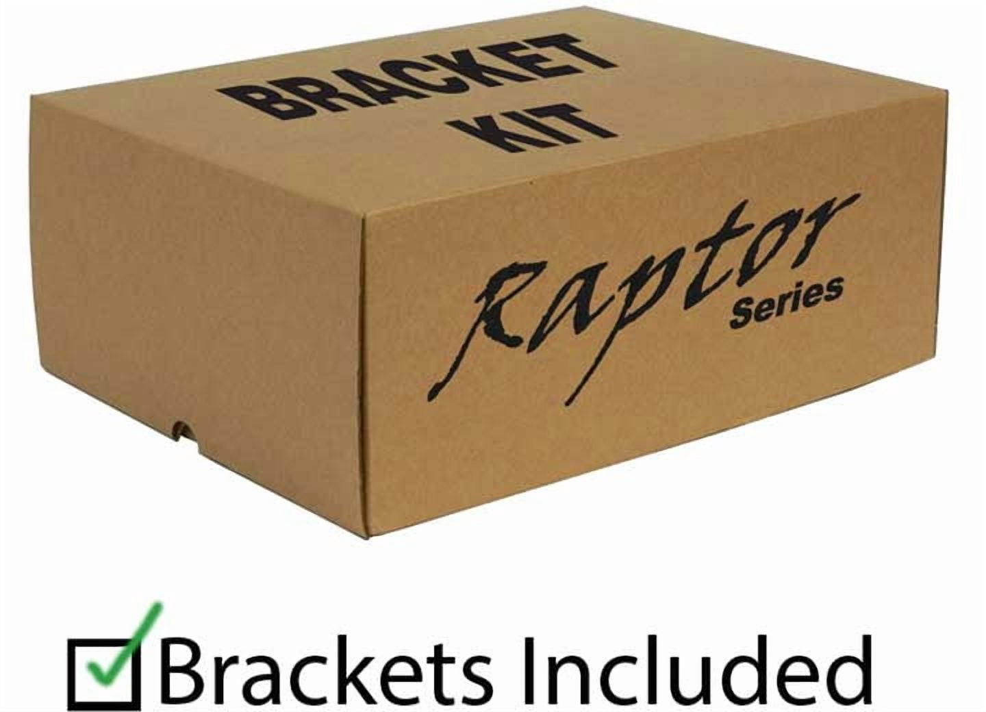 Raptor Series 6 in OEM Style Slide Track Running Boards Black Textured ...