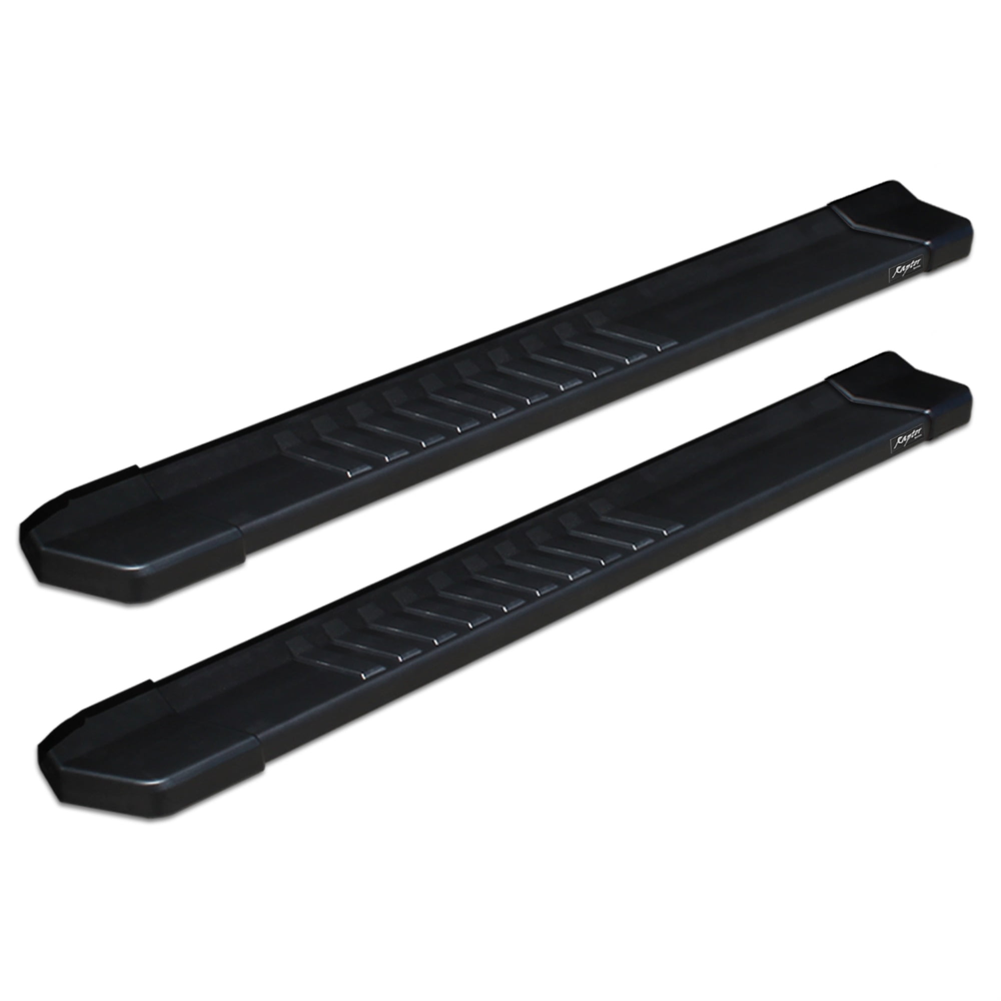 Raptor Series 6 in OEM Style Slide Track Running Boards Black Textured ...