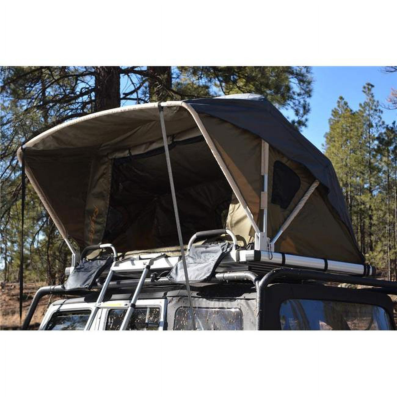 Raptor Series Off-Road 78 x 48 in. Voyager Roof Top Tent with Ladder ...