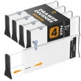 Rapturous Adjustable Drawer Divider, 4” Tall, Extends 11” - 17”, 4 Pack ...