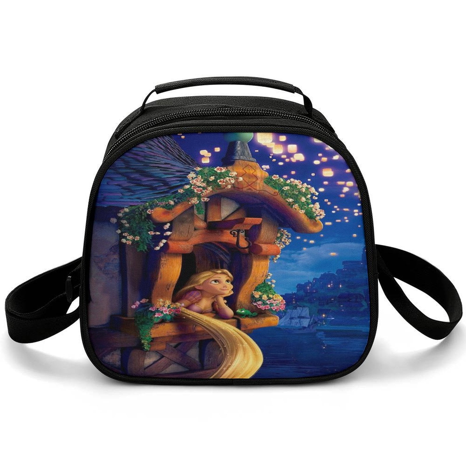 Rapun-ze Lunch Bag Small Lunch Box Shoulder Strap Reusable Food Tote ...
