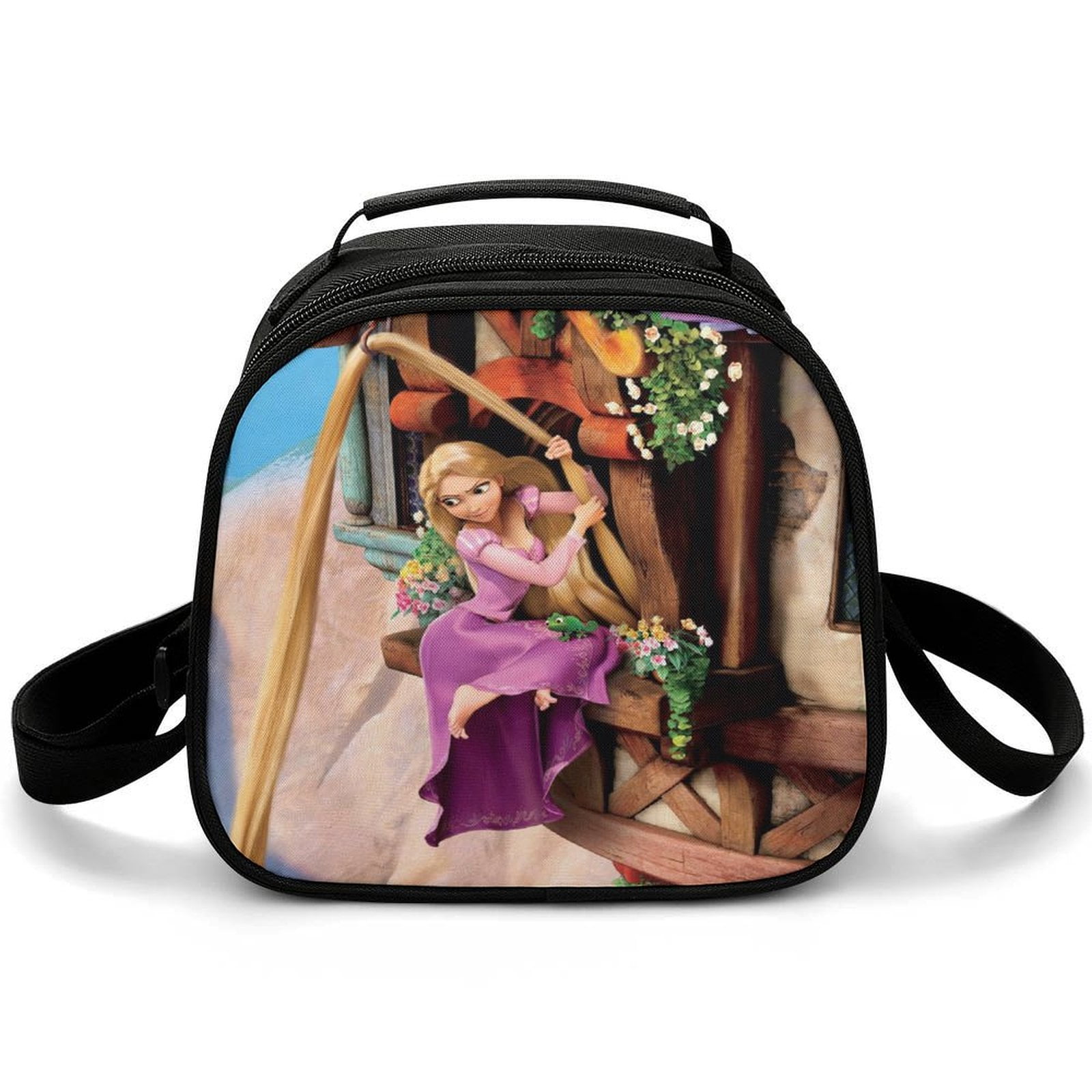 Rapun-ze Lunch Bag Small Lunch Box Shoulder Strap Reusable Food Tote ...