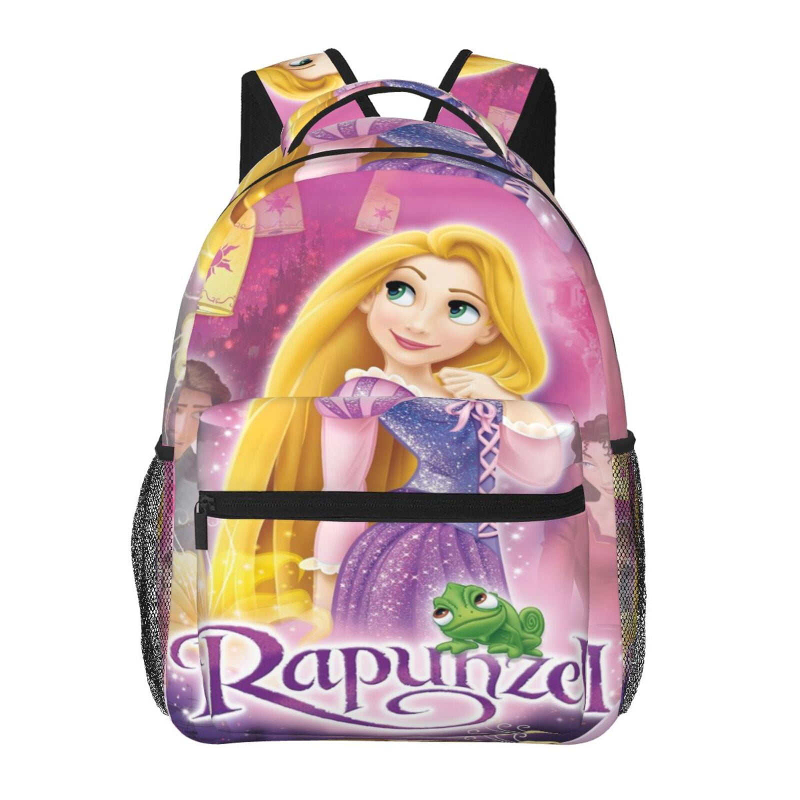 Rapunzel Backpack Cute Cartoon Lightweight Backpacks Portable Outdoor ...