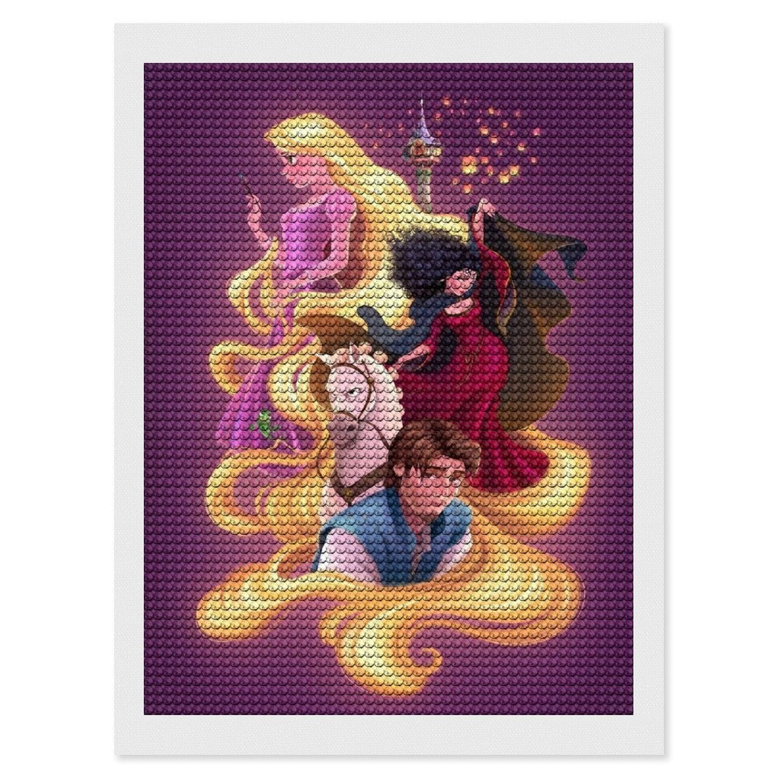 Rapunz-e Diamond Art Kits DIY 5D Anime Painting by Number Kits Full ...