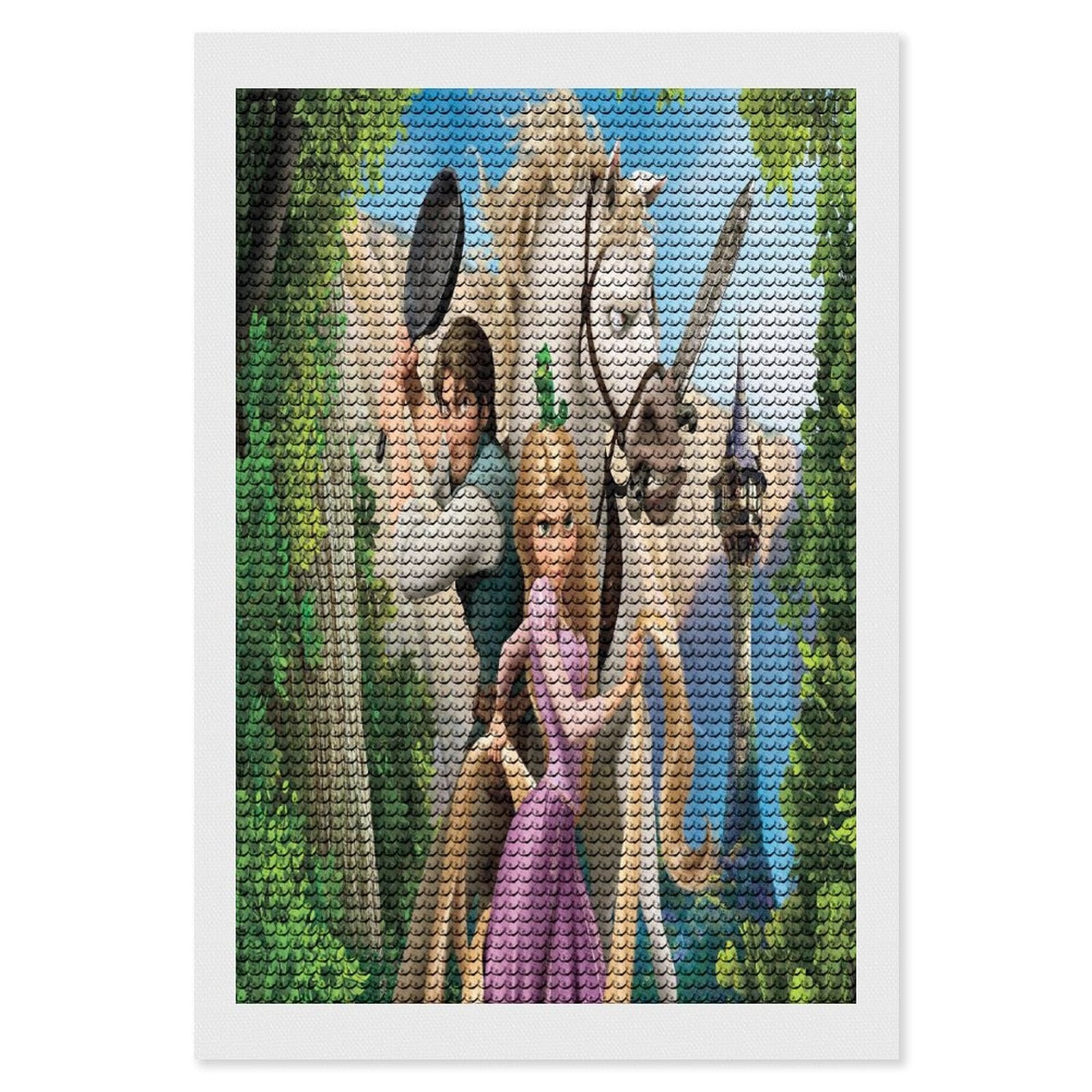 Rapunz-e Diamond Art Kits DIY 5D Anime Painting by Number Kits Full ...