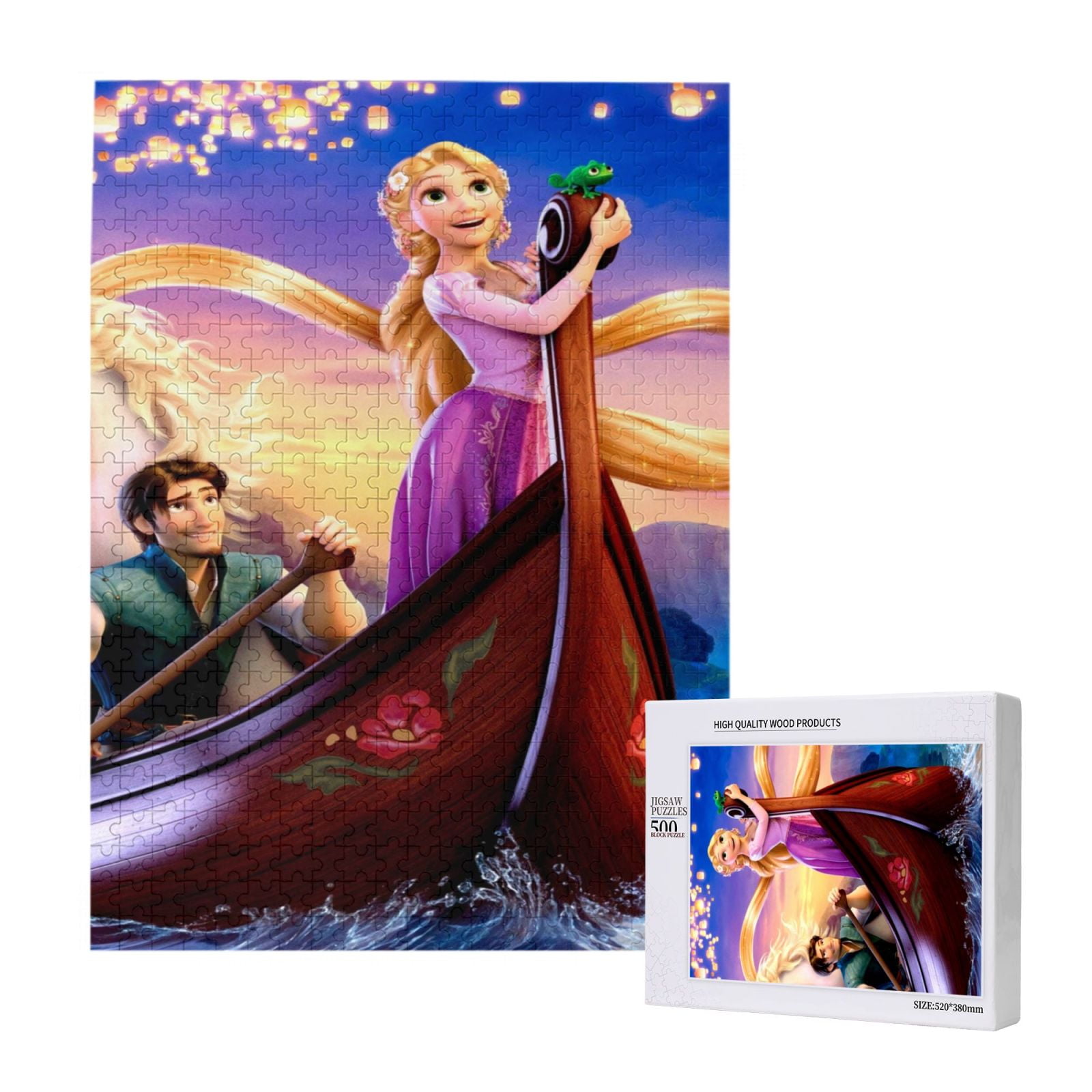 Rapunzel Jigsaw Puzzles 300/500/1000 Pieces Wooden Puzzles Gift for ...