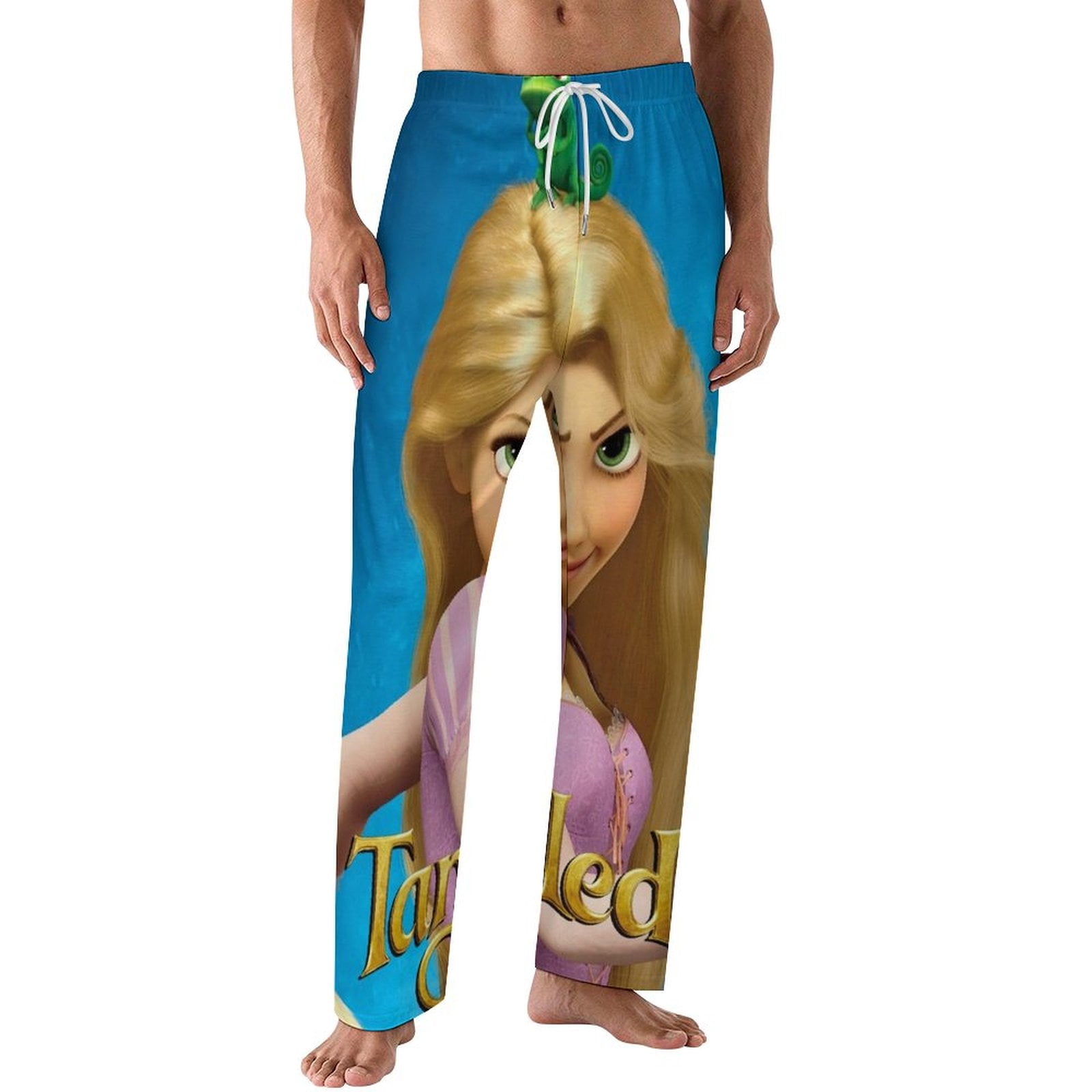 Rapunzel Tangled Men Pajama Pants Bottoms Lounge Pants Elastic Waist ...