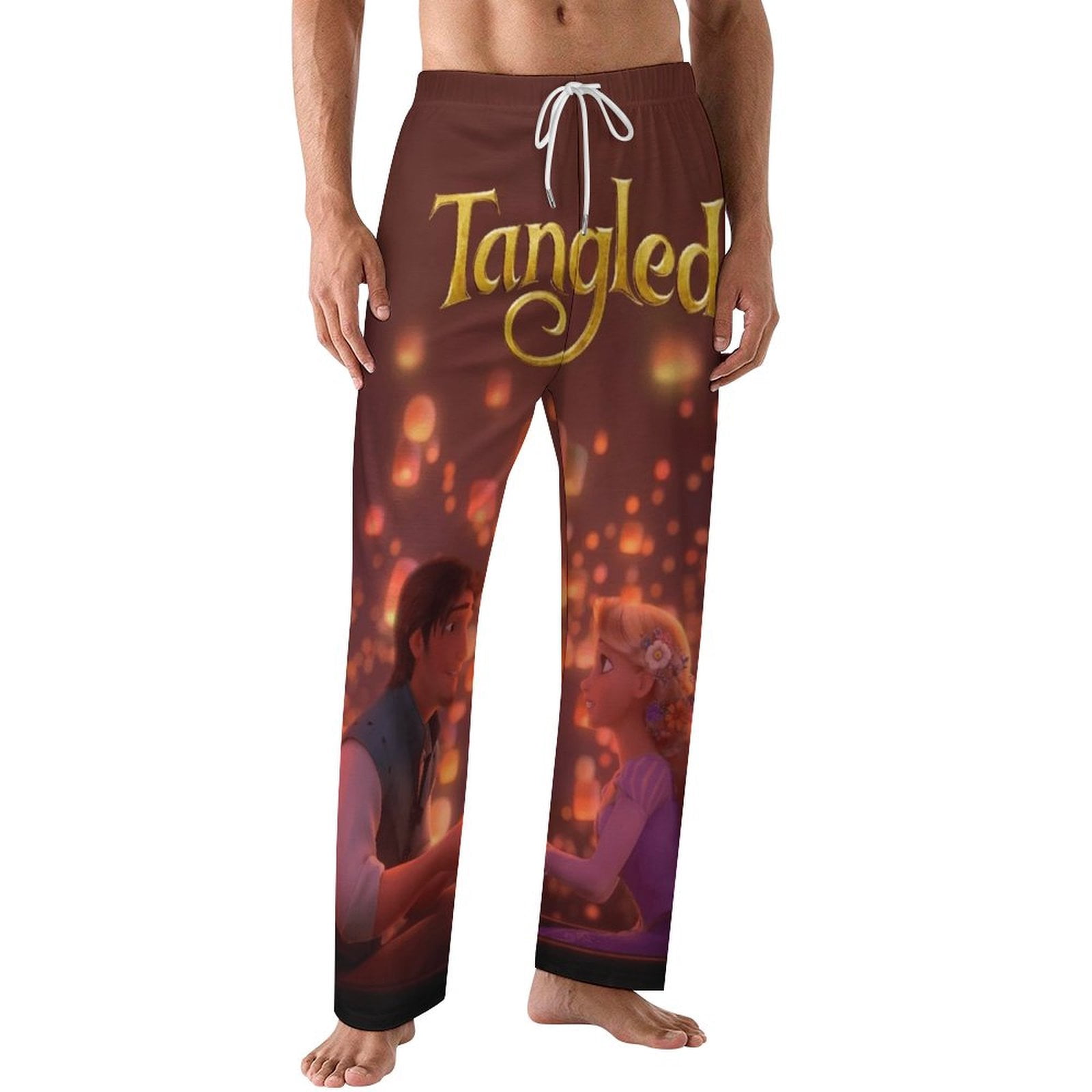 Rapunzel Tangled Men Pajama Pants Bottoms Lounge Pants Elastic Waist ...