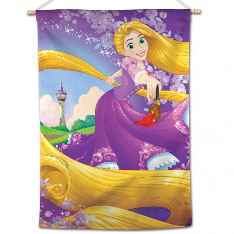 Rapunzel's Long Hair House Flag Licensed Disney Princess 28" x 40 ...