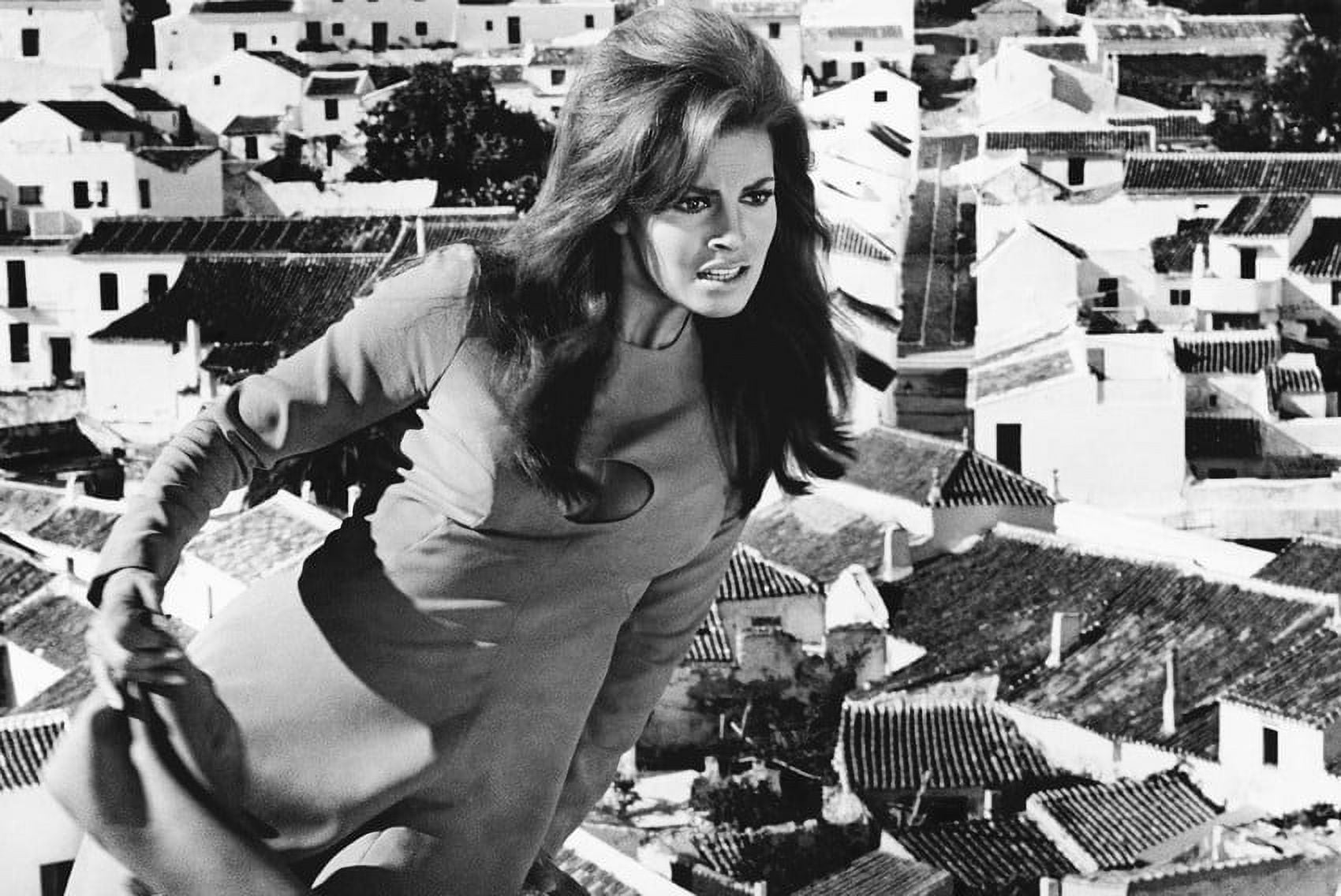 Raquel Welch in Fathom 24x36 Poster sexy pose in hole dress on Malaga ...