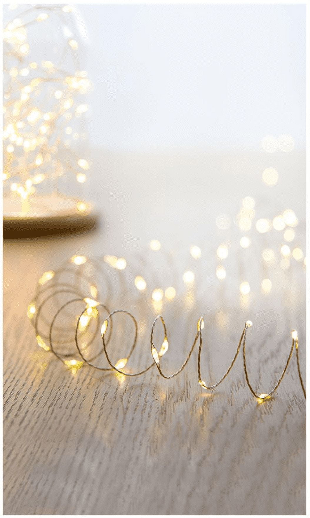 Raraion - Timelights 50 LED Pin Wire Lights, Multi-Action, Warm White ...