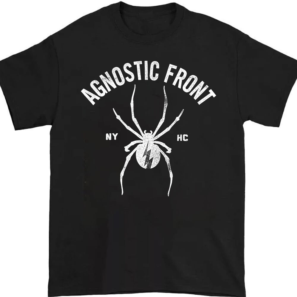 Rare Agnostic Front Men Black All Size 9D717 - Walmart.com