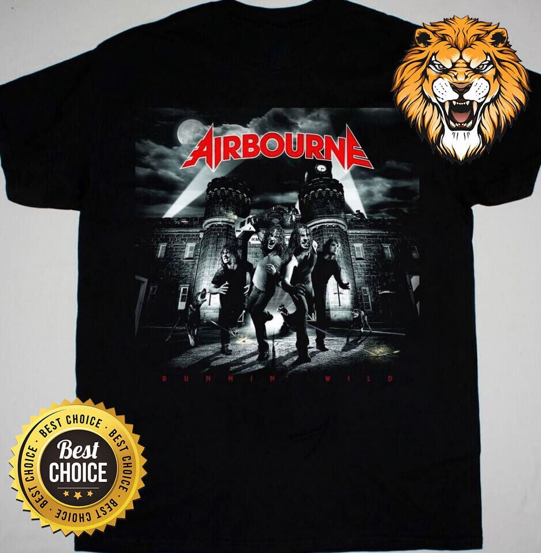 Rare Airbourne Runnin´ Wild Shirt S-5XL - Walmart.com