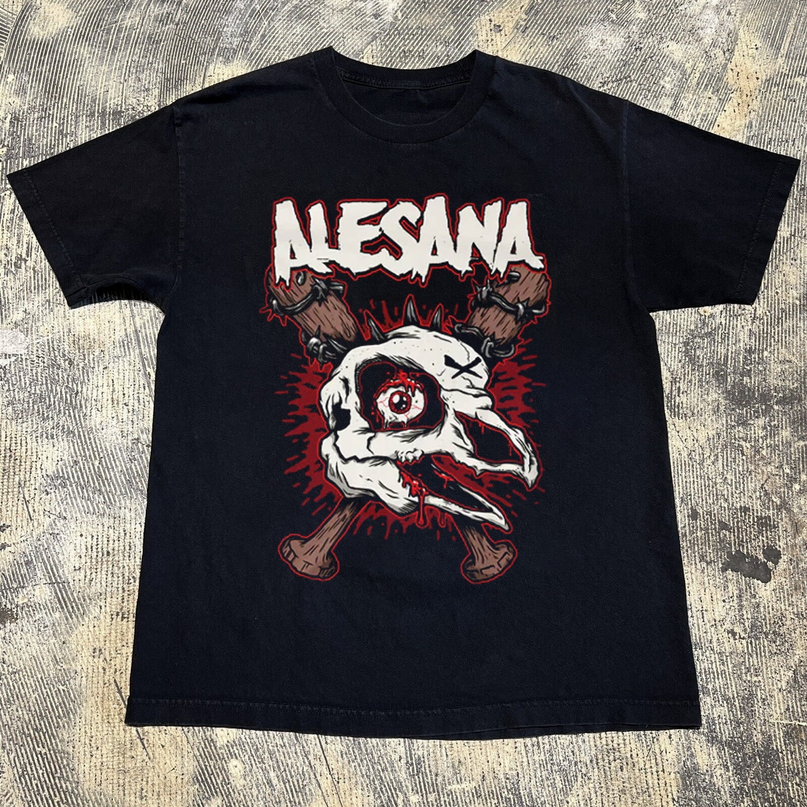 Rare Alesana - Damaged Birdskull Gift For Fan Black All Size Shirt ...