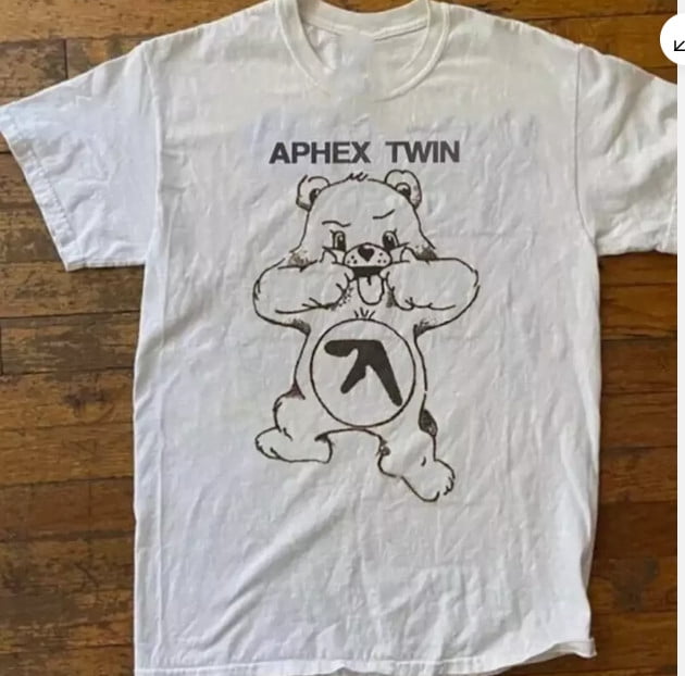Rare Aphex Twin Band T shirt, one side New art shirt, Mom gift, Dad ...