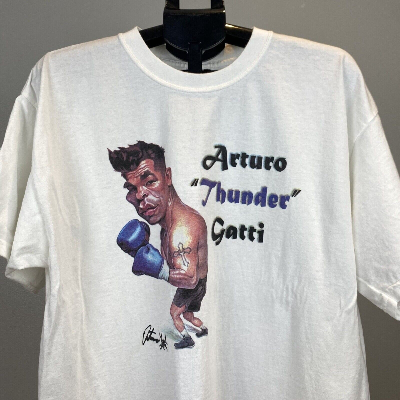 Rare Arturo Gatti Unisex Men All Size White T-Shirt HRS21 - Walmart.com